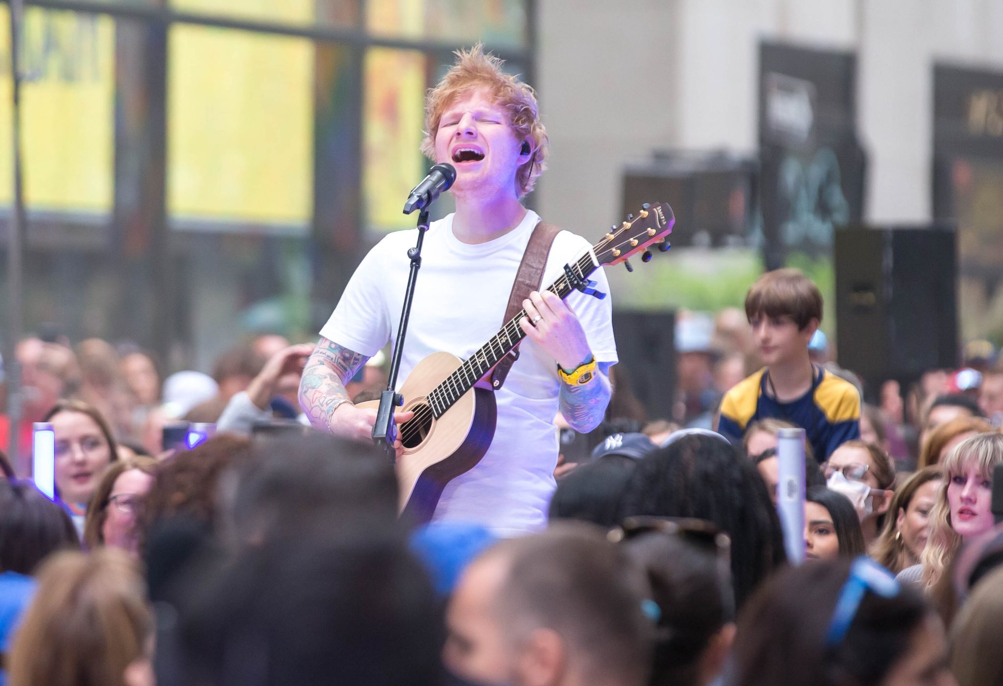 Ed Sheeran singing poignant song with Princess Kate Middleton and ...