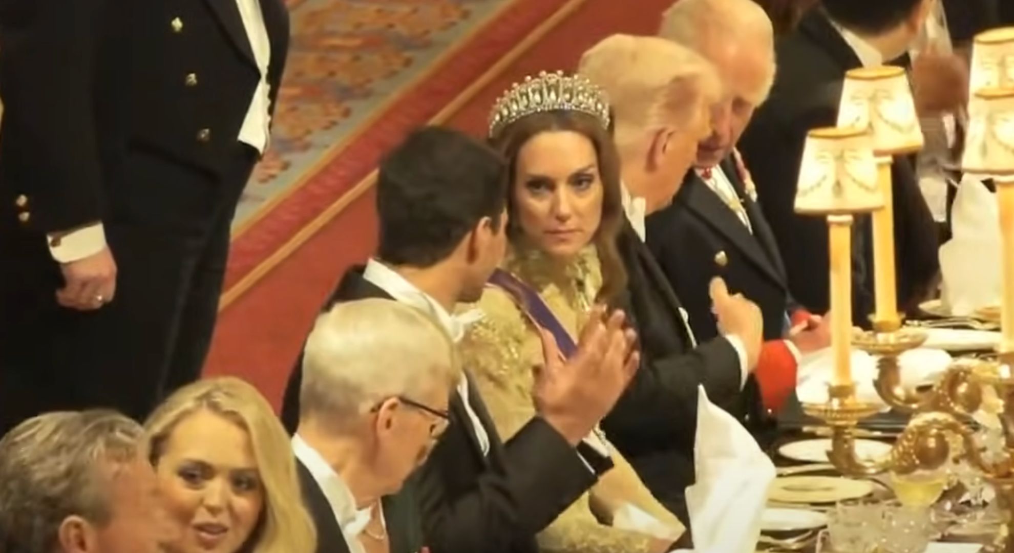 Kate Middleton wows in stunning dress for state banquet dinner amid ...