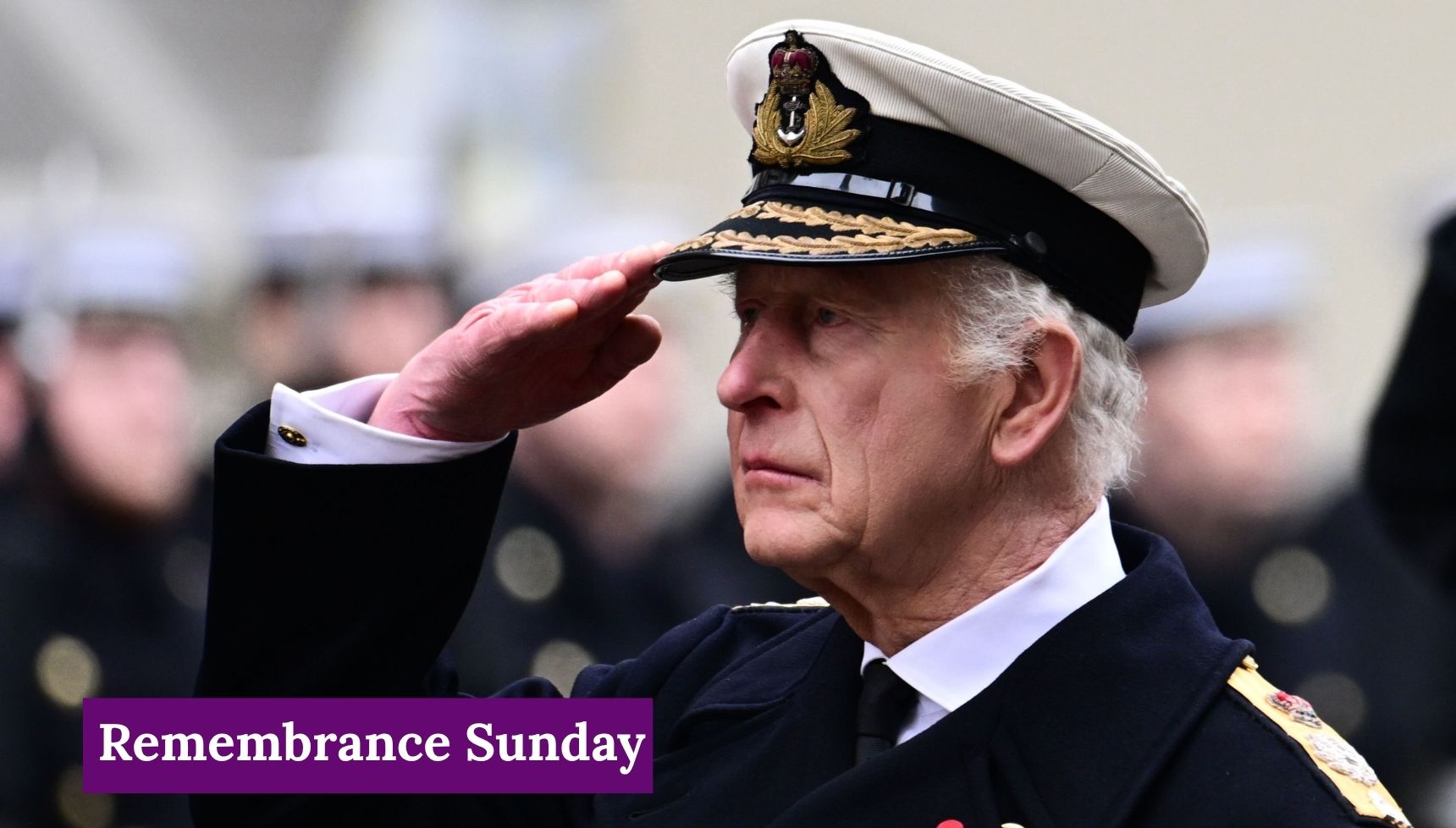 King Charles leads two-minute silence at somber Remembrance Sunday ...