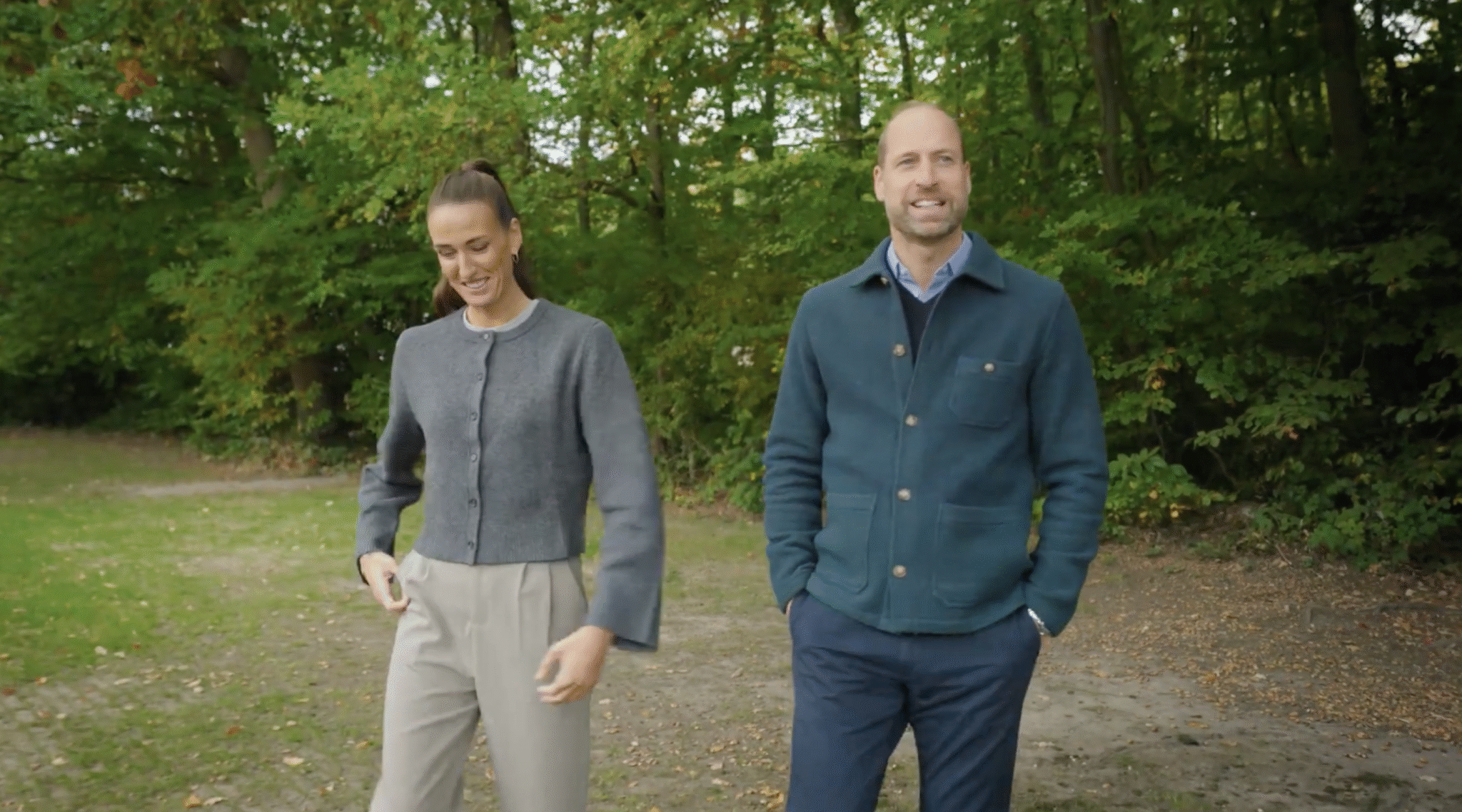 Dog walker's hilarious reaction to unexpectedly running into Prince William